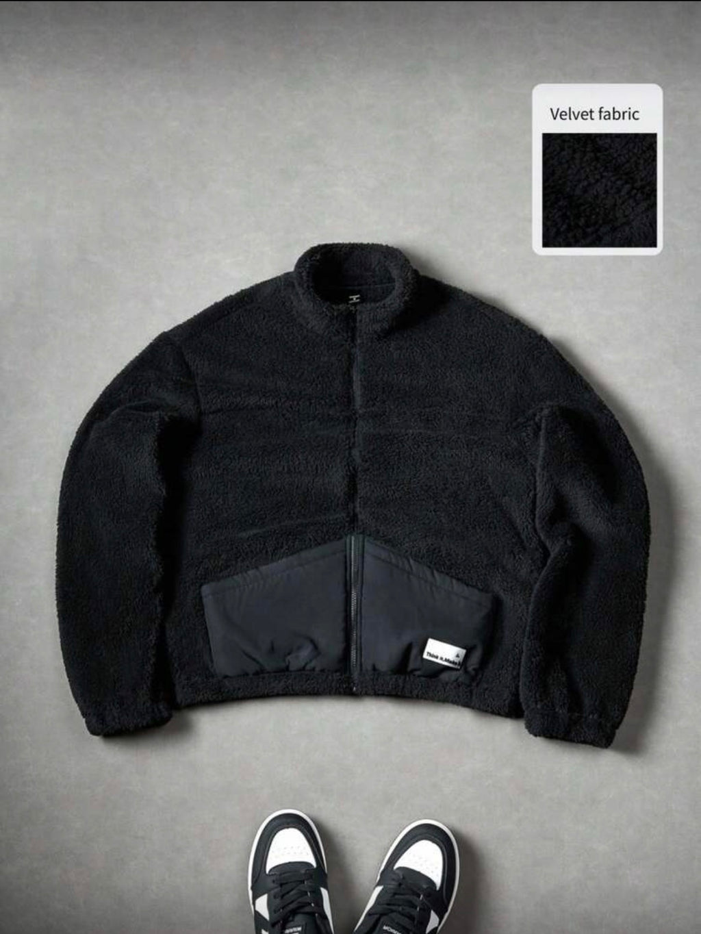 Urban Edge Contrast Patchwork Jacket – HELMY